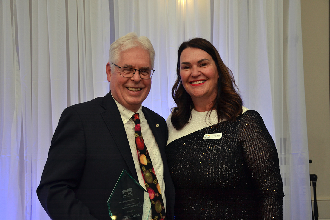Gala honours agricultural leaders - Country Life in BC