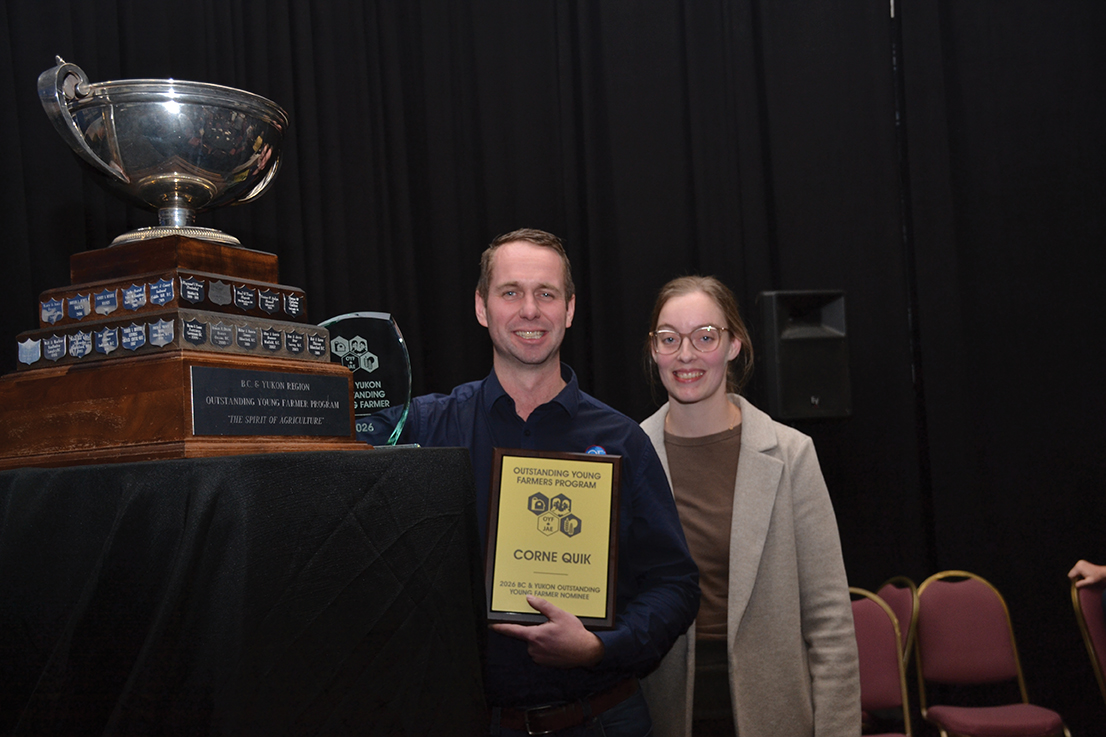 Chilliwack grower named BC-Yukon OYF - Country Life in BC